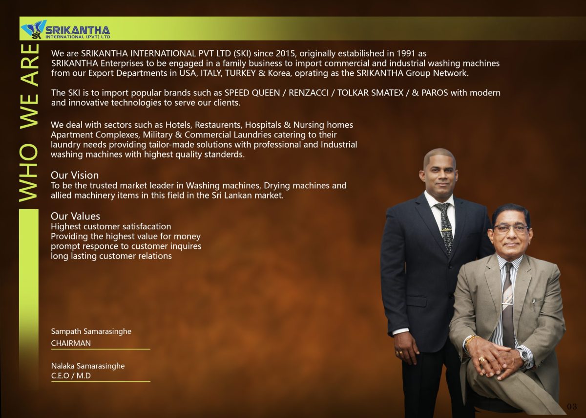 SRIKANTHA Product Brochure 2025 – SRIKANTHA International Pvt Ltd