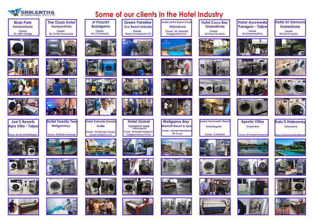 hotel customers 2022 to 2025 – SRIKANTHA International Pvt Ltd
